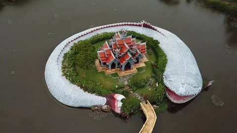 Sumeru Mountain aka Mount Meru Temple Re... | Stock Video | Pond5