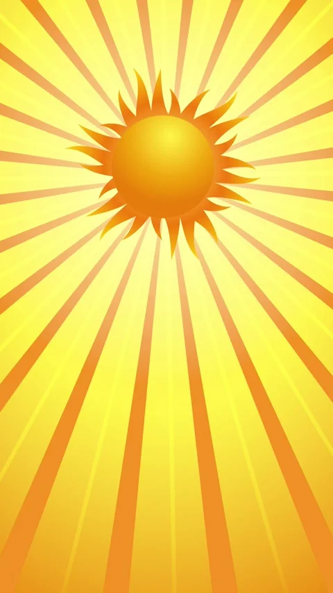 Summer background. The sun, rotating sun... | Stock Video | Pond5