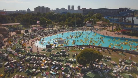 Crowded Pool Stock Video Footage | Royalty Free Crowded Pool Videos | Pond5