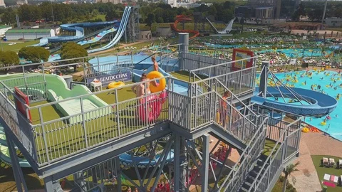 Crowded Pool Stock Video Footage | Royalty Free Crowded Pool Videos | Pond5