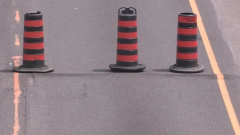 Summer scorching heat wave causes highwa... | Stock Video | Pond5