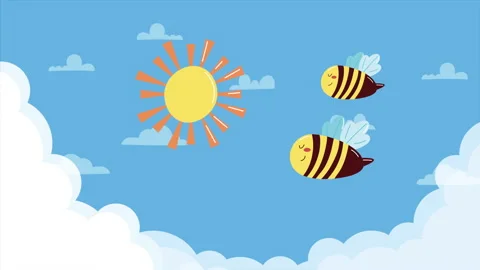 Summer Sun Animation Stock Footage ~ Royalty Free Stock Videos | Pond5