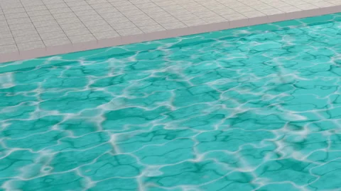 Summer Swimming Pool : Anime Lo-fi | Stock Video | Pond5