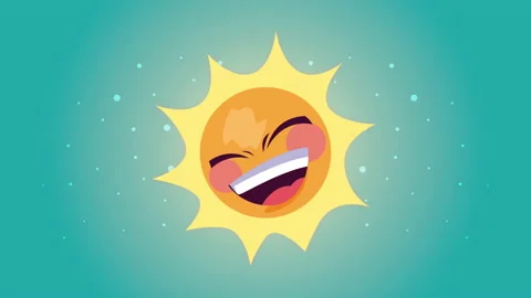 Summer Sun Animation Stock Footage ~ Royalty Free Stock Videos | Pond5