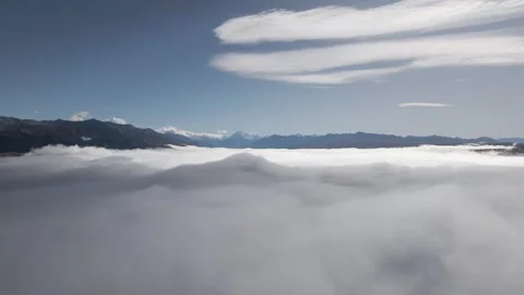 Summit of Mount Cook and surrounding pea... | Stock Video | Pond5