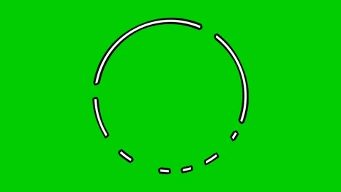 Sumple Animation cartoon rotating circle... | Stock Video | Pond5