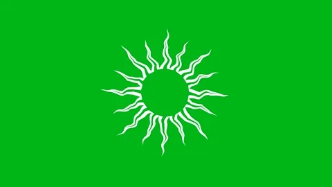 Sun and sun rays green screen motion gra... | Stock Video | Pond5