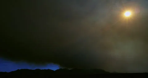 Sun burns through the dense and beautifu... | Stock Video | Pond5