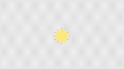 sun icon loop Animation video transparen... | Stock Video | Pond5