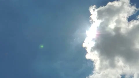 sun light rays slowly rising shining com... | Stock Video | Pond5