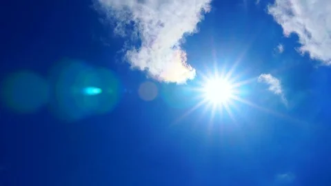 Sun In The Sky Stock Video Footage | Royalty Free Sun In The Sky Videos ...