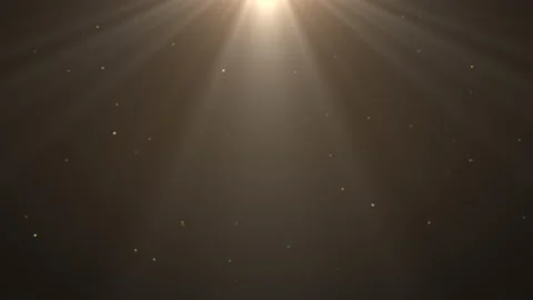 Sun rays and falling gold glitters and c... | Stock Video | Pond5