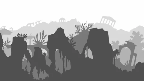 sunken city loopable underwater view ani... | Stock Video | Pond5