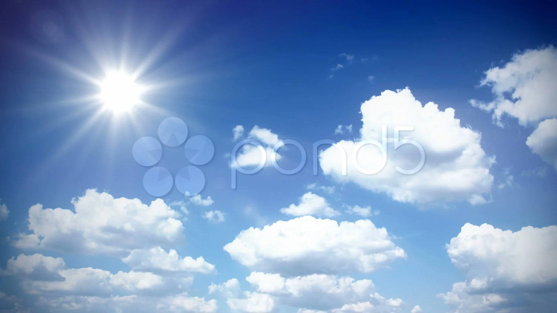 Sunny Sky With Clouds