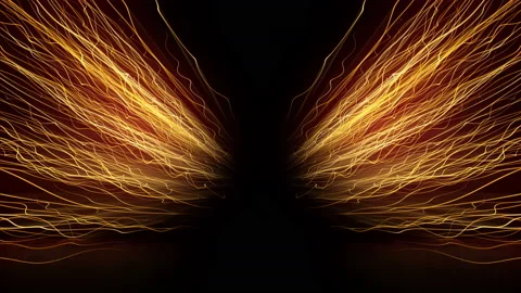 Sunrise light rays energy flow Video Art... | Stock Video | Pond5