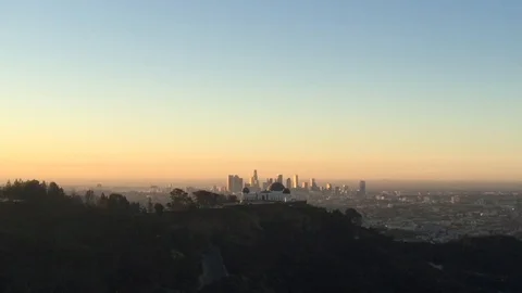This is a sunrise of the Los Angeles cit... | Stock Video | Pond5