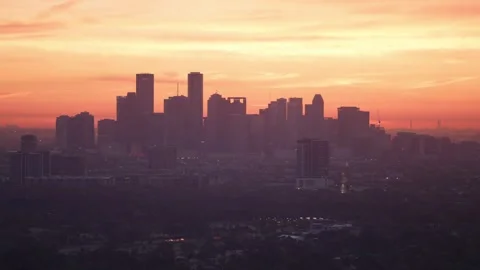 Houston Sunrise Stock Video Footage | Royalty Free Houston Sunrise ...