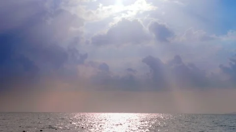 the sun's rays shine through beautiful w... | Stock Video | Pond5