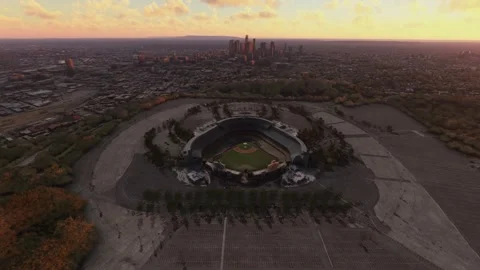 Dodger Stadium Sunset Stock Footage ~ Royalty Free Stock Videos | Pond5