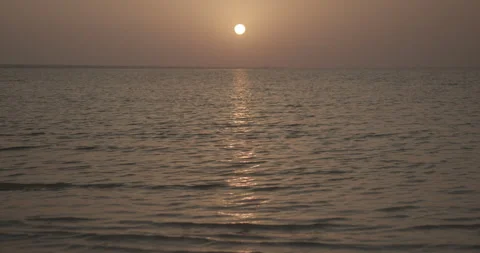 Sunset on the beach, Farasan, Saudi Arab... | Stock Video | Pond5