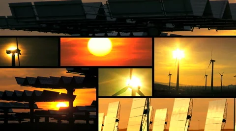 Renewable Energy Montage Stock Footage ~ Royalty Free Stock Videos | Pond5
