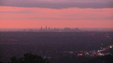 Distant City Lights Stock Footage ~ Royalty Free Stock Videos | Pond5