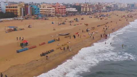 Puri Sea Beach Stock Footage ~ Royalty Free Stock Videos | Pond5