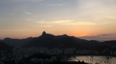 Rio De Janeiro Sunset Stock Footage ~ Royalty Free Stock Videos | Pond5