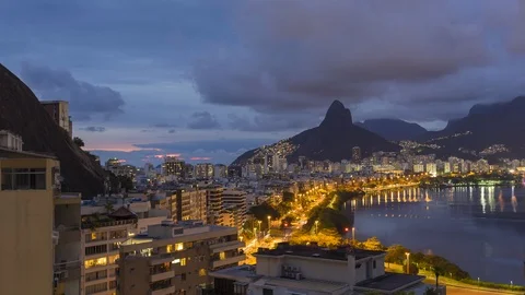 Rio De Janeiro Sunset Stock Footage ~ Royalty Free Stock Videos | Pond5