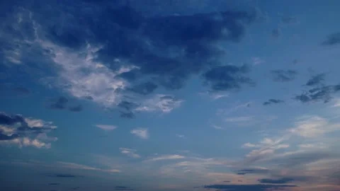 sunset sky time lapse in the evening, be... | Stock Video | Pond5