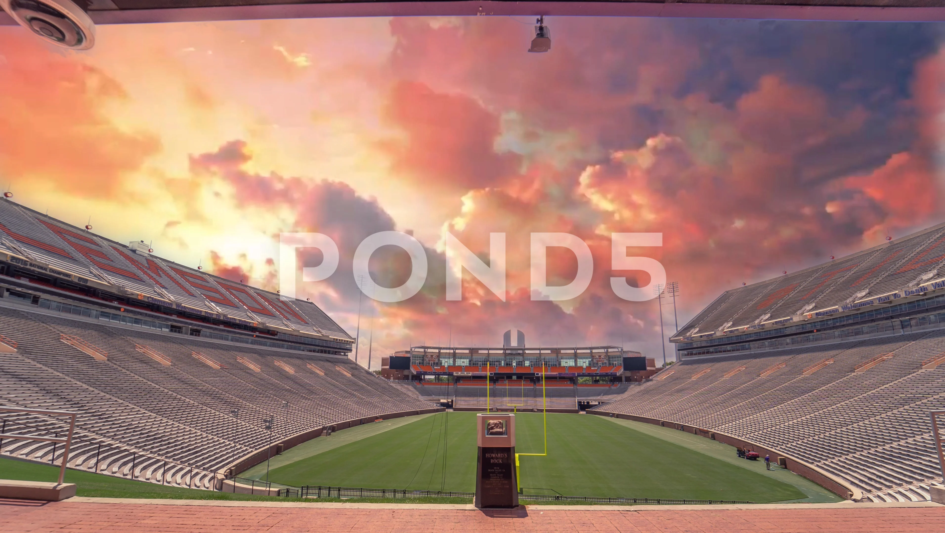 Clemson Sunset Wallpaper