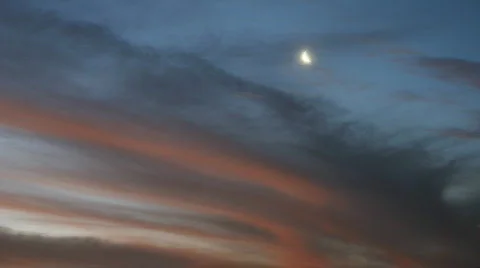 Sunset time-lapse featuring a stunning c... | Stock Video | Pond5