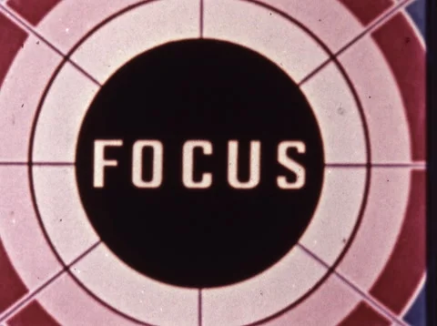 SUPER 8 - focus test pattern | Stock Video | Pond5