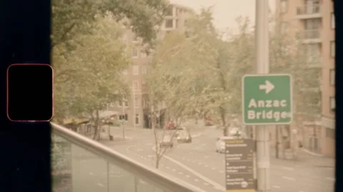 Super 8 | Sign showing the way to Anzac ... | Stock Video | Pond5