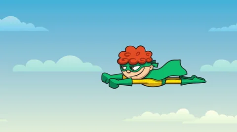 Super Flying Boy Stock Videos – Royalty-Free HD & 4K Videos | Pond5