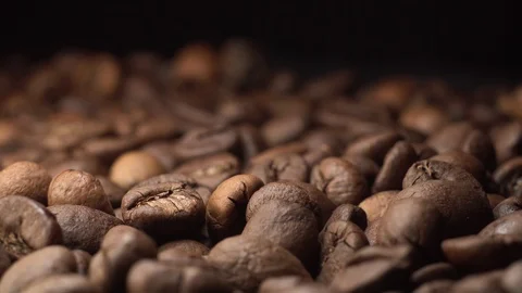 Super extreme close up footage of coffee... | Stock Video | Pond5