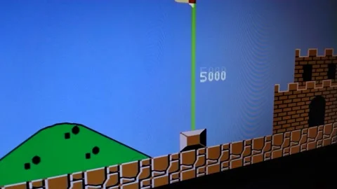 super mario arcade game. indoor super ma... | Stock Video | Pond5