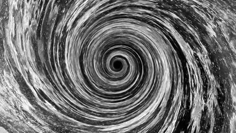 Super massive black hole rotation Loop .... | Stock Video | Pond5