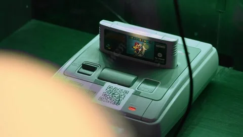 Super nintendo console packshot with sup... | Stock Video | Pond5