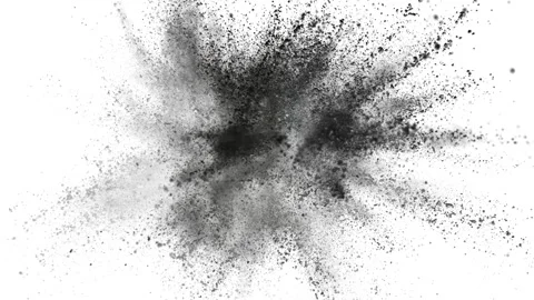 Super slow motion of black powder explo... | Stock Video | Pond5