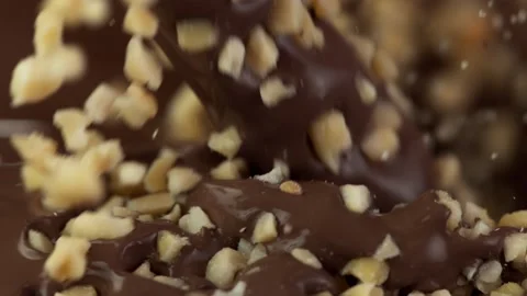 Nuts Falling Stock Footage ~ Royalty Free Stock Videos | Pond5
