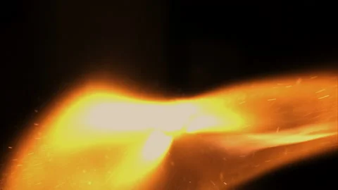 Super slow motion flash bright fire on b... | Stock Video | Pond5