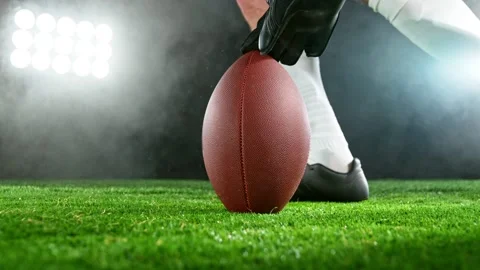 Super slow motion of football player kic... | Stock Video | Pond5