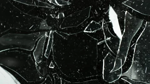 Slow Motion Glass Breaking Stock Video Footage | Royalty Free Slow ...