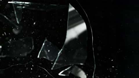 Slow Motion Glass Breaking Stock Video Footage | Royalty Free Slow ...
