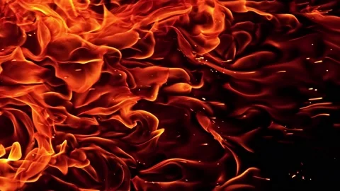 Super Slow Motion Shot of Burning and Sp... | Stock Video | Pond5