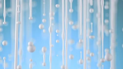 Super Slow Motion Shot of Dripping Milk ... | Stock Video | Pond5