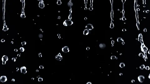 Super Slow Motion Shot of Falling Water ... | Stock Video | Pond5