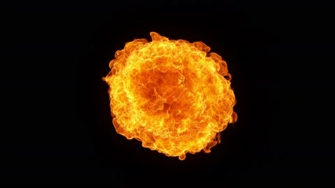 Super Slow Motion Shot of Fireball Explo... | Stock Video | Pond5