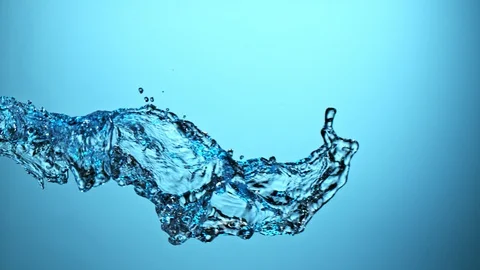 Super Slow Motion Shot of Water Splash o... | Stock Video | Pond5